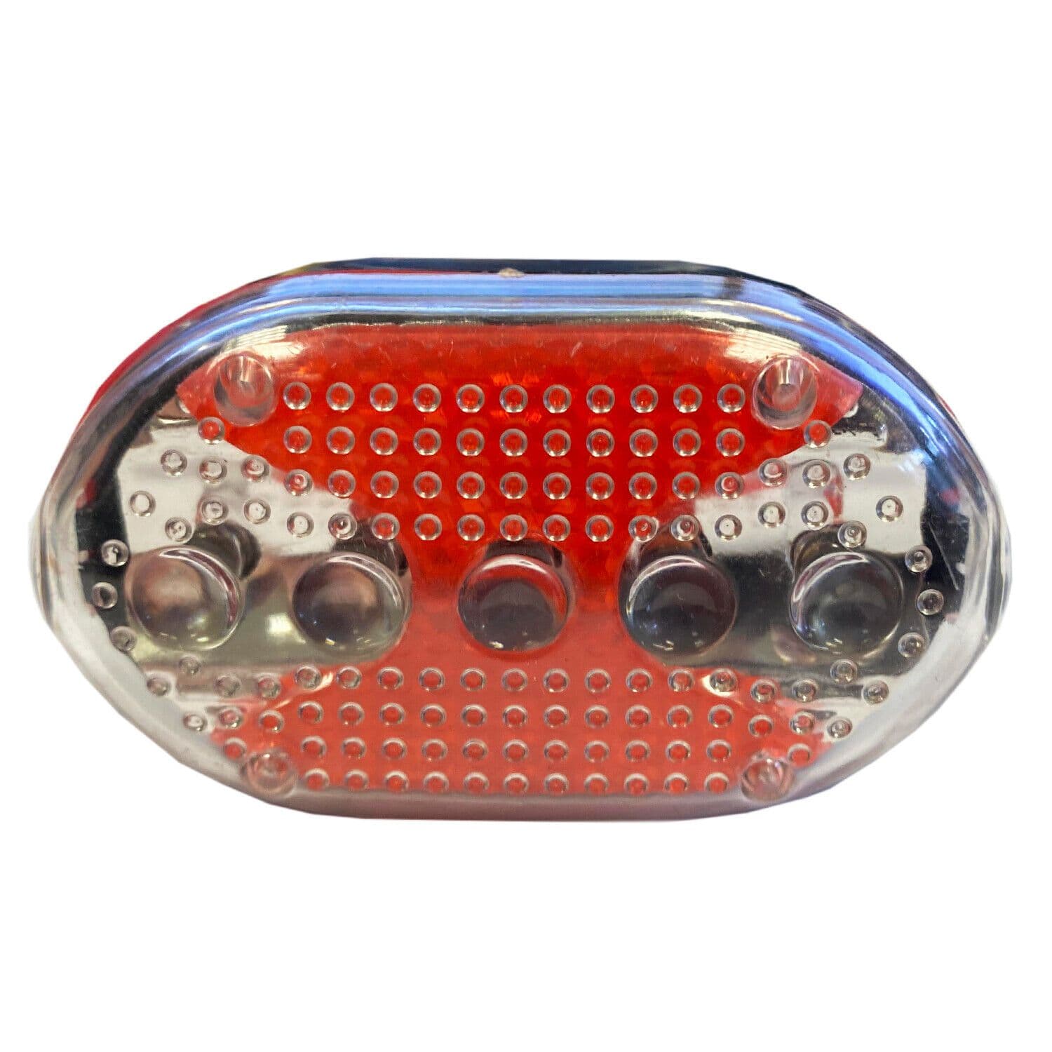 REAR BIKE LIGHT 5 LED BRIGHT safety warning hazard bicycle cycle mountain