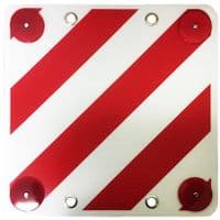 REAR WARNING SIGN REFLECTOR SAFETY SIGNAL bike rack motorhome caravan