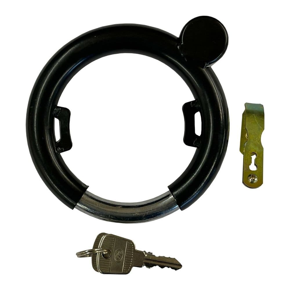 ROUND UTILITY LOCK 266 bike padlock gate shed door bicycle motorbike chain