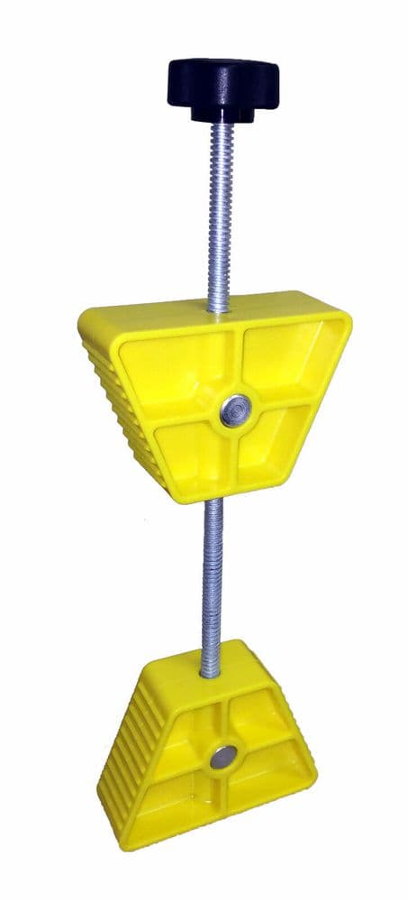 RV TRAILER WHEEL LOCKING WEDGE STOPPER CHOCK adjustable tyre stop CARAVAN