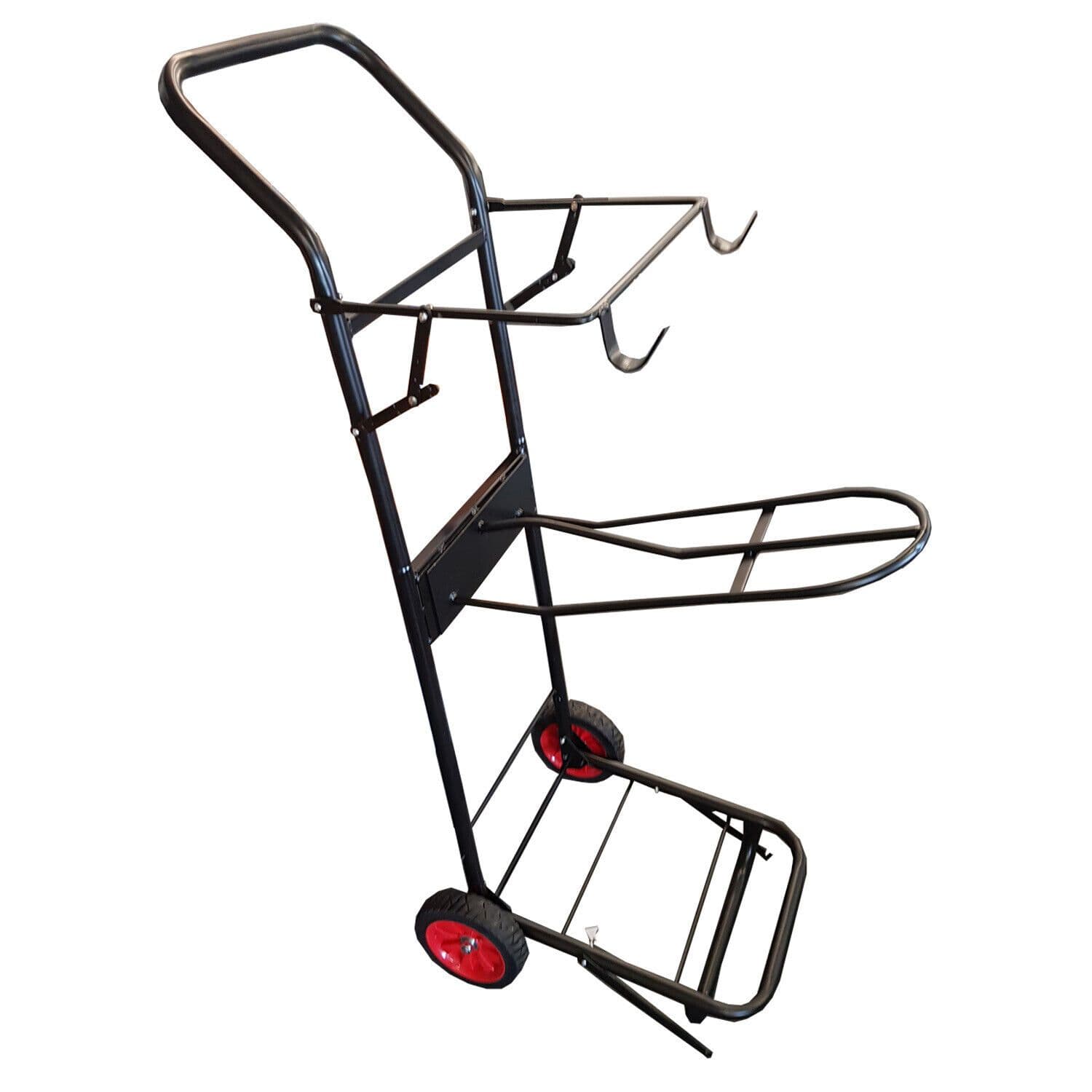 Saddle Rack Tack Trolley Cart Horse Equestrian Bridle Hook Stable Tack ...