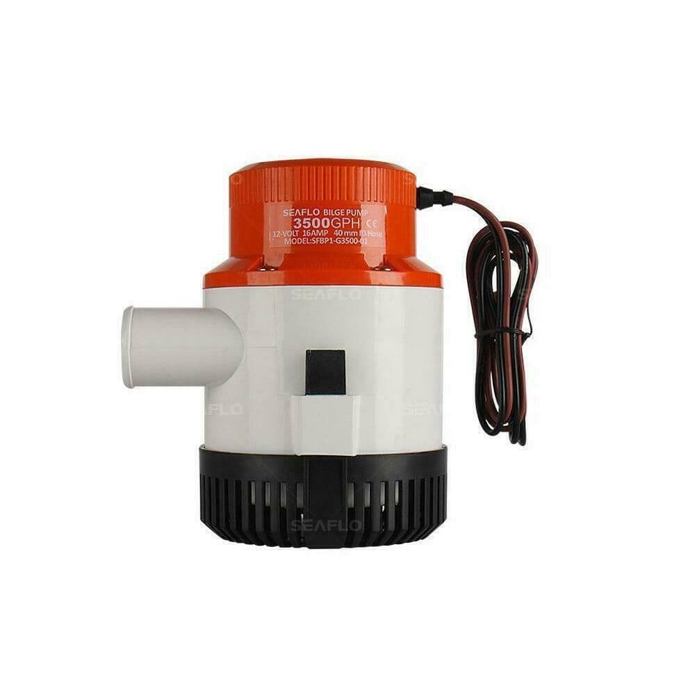 SEAFLO 12v x 3700GPH SUBMERSIBLE MARINE BILGE PUMPS boat yacht CE ROHS ...