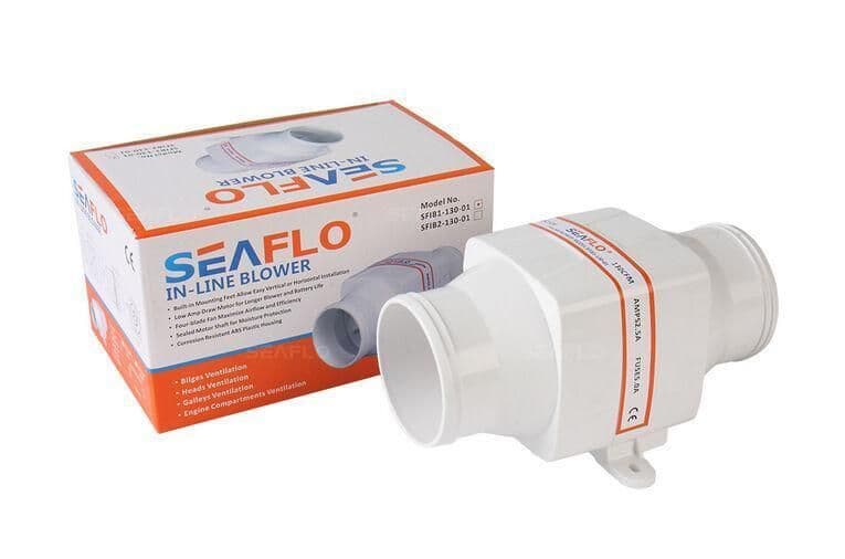 SEAFLO IN LINE BLOWER 24V 3" MARINE BOAT VENTILATION in-line air vent ...