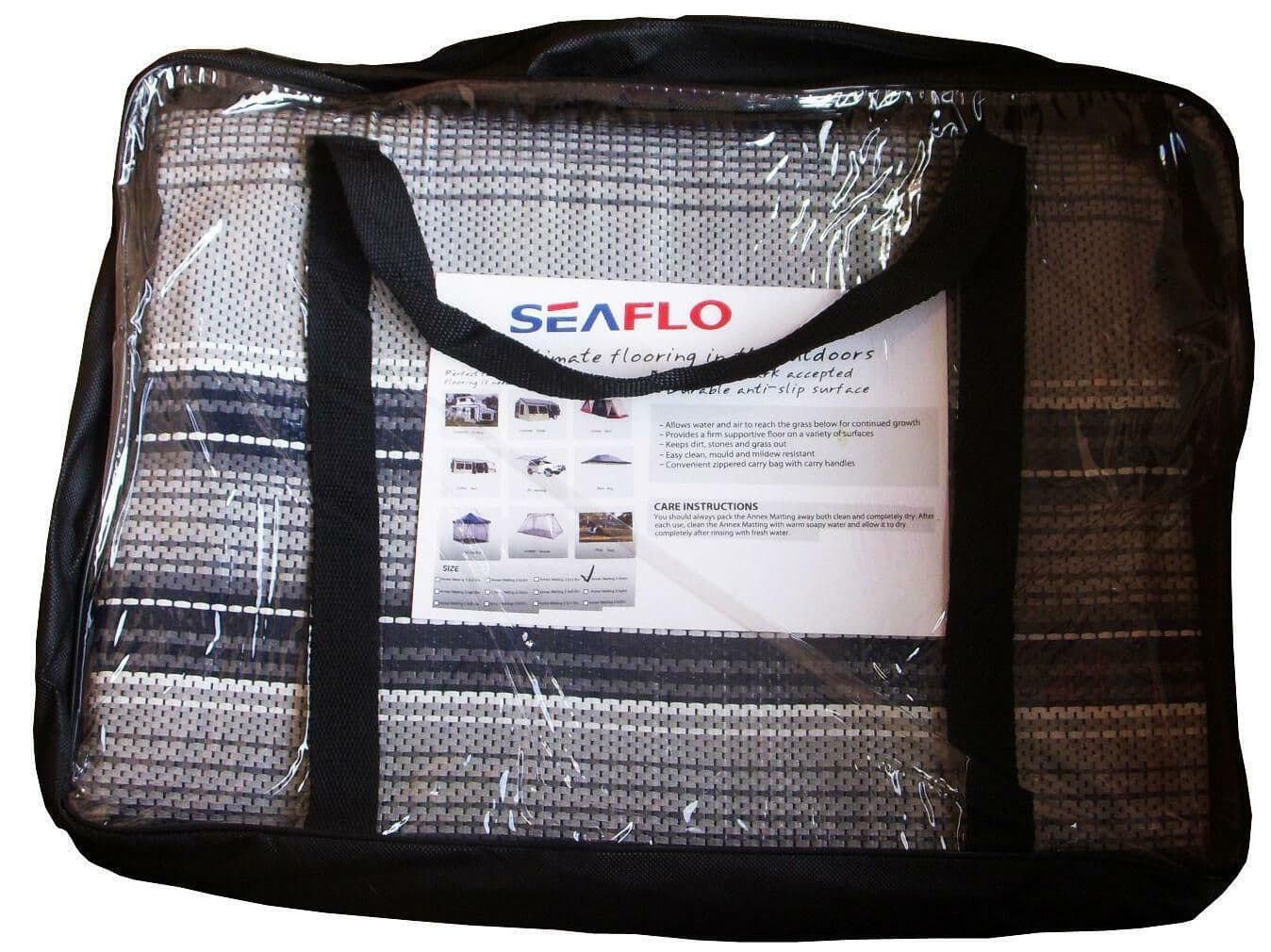 SEAFLO LUXURY BREATHABLE AWNING TENT CARPET GROUNDSHEET MATTING 2 5M X ...