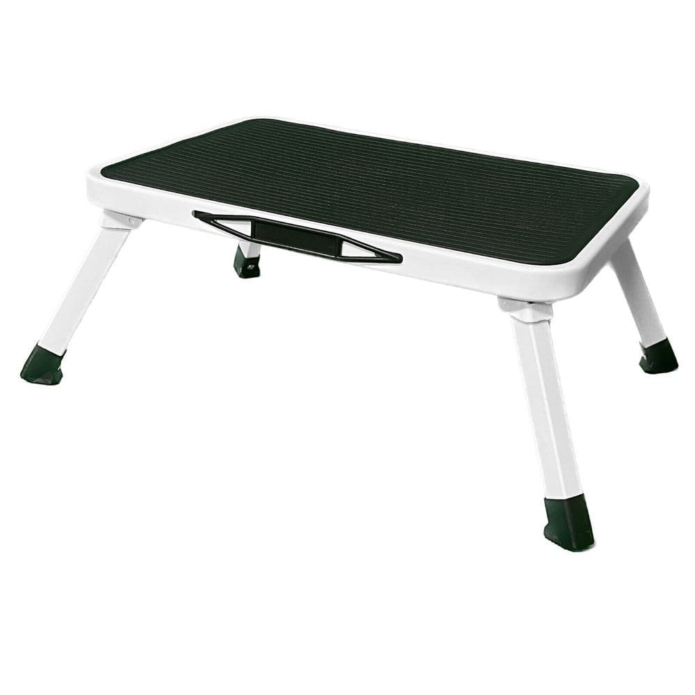 Single Caravan Kitchen Folding Step Stool- 150kgs Capacity Motorhome ...