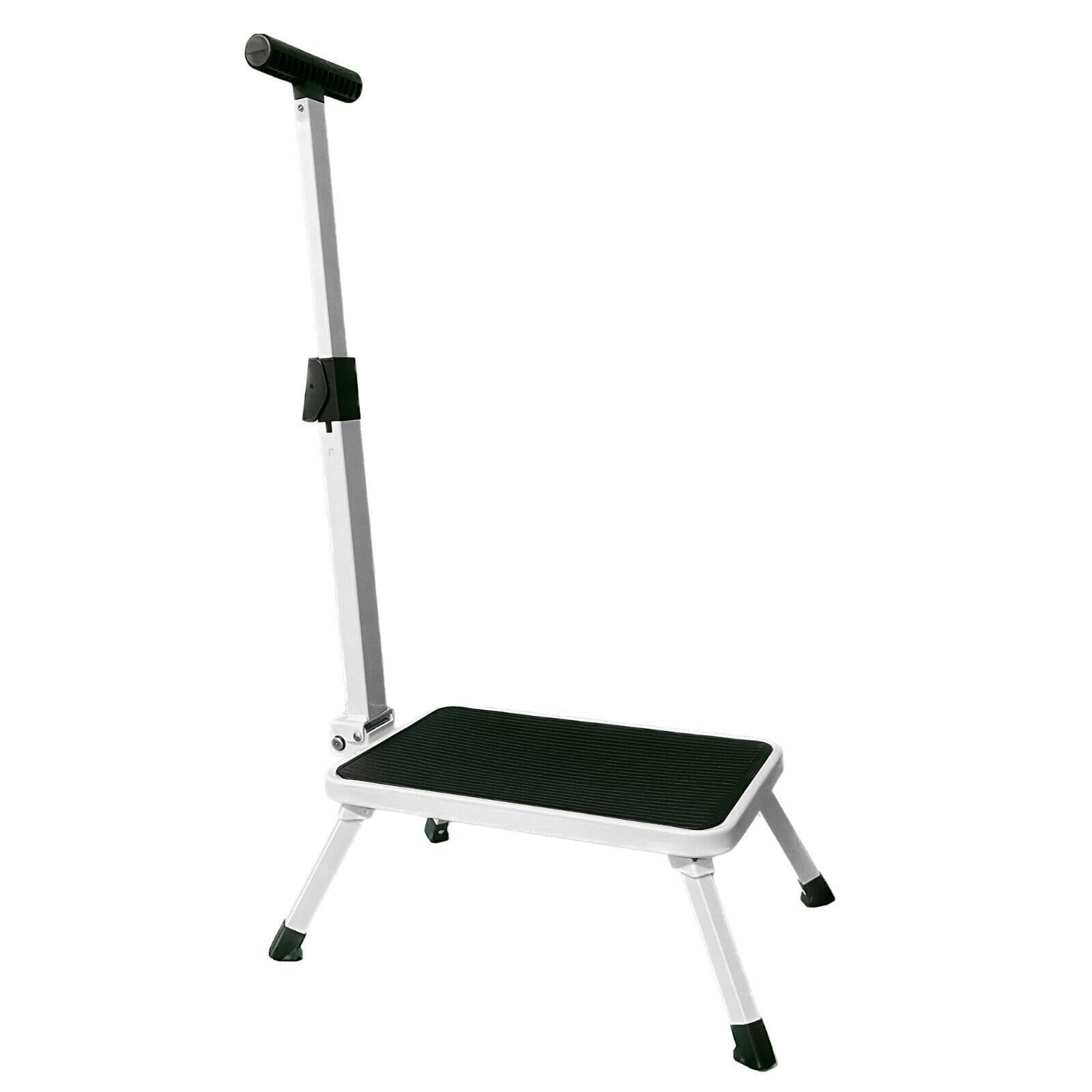 Single Folding Caravan Step with Handle Handrail Motorhome Disability ...