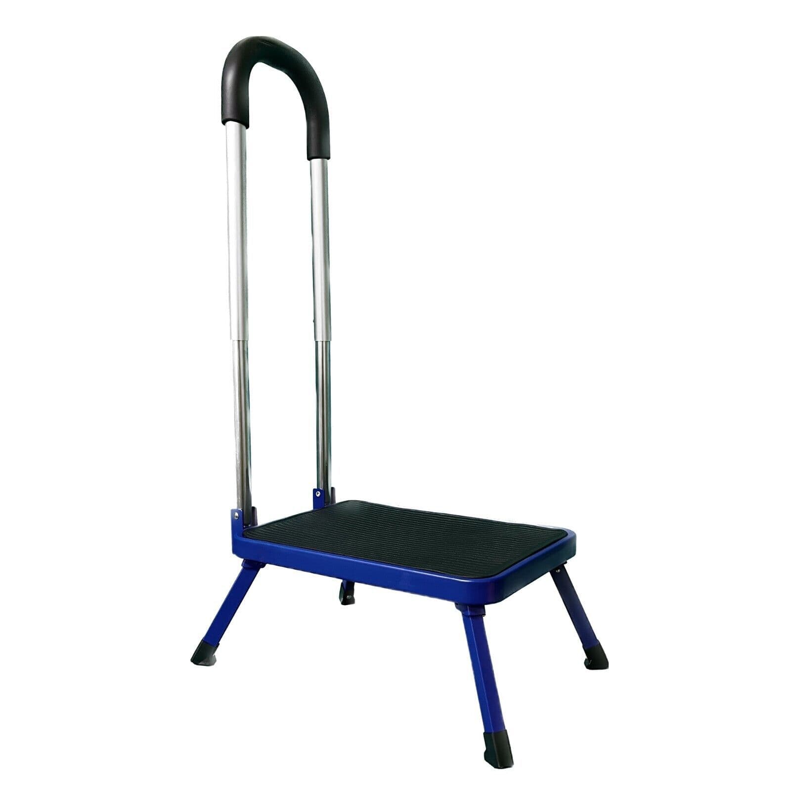 Single Folding Caravan Step with Handrail Handle Motorhome Bathroom ...