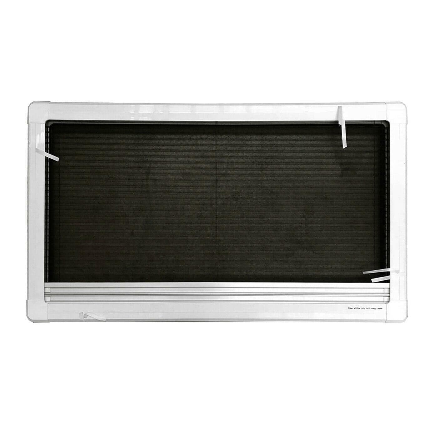 SLIDING WINDOW BLIND FLY NET 500mm x 350mm caravan motorhome horsebox ...