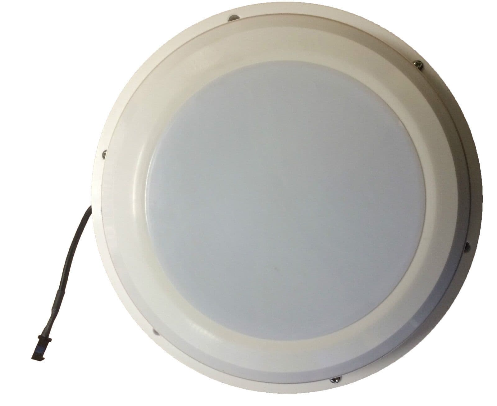 SOLAR REMOTE CONTROL VENT with LED LIGHTWHITE ABS COWL fan BOAT rv ...