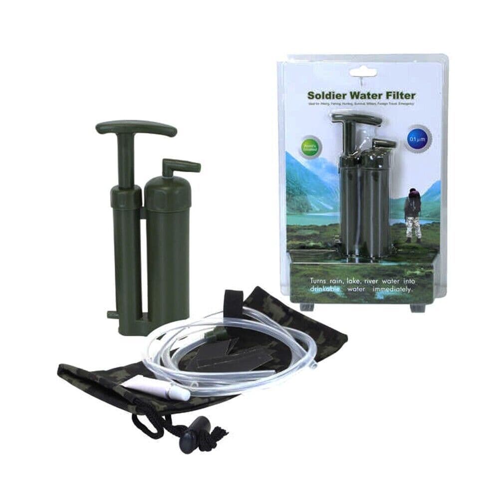 Soldier Hiking Camping Ceramic Water Filter Purifier Outdoor Survival ...