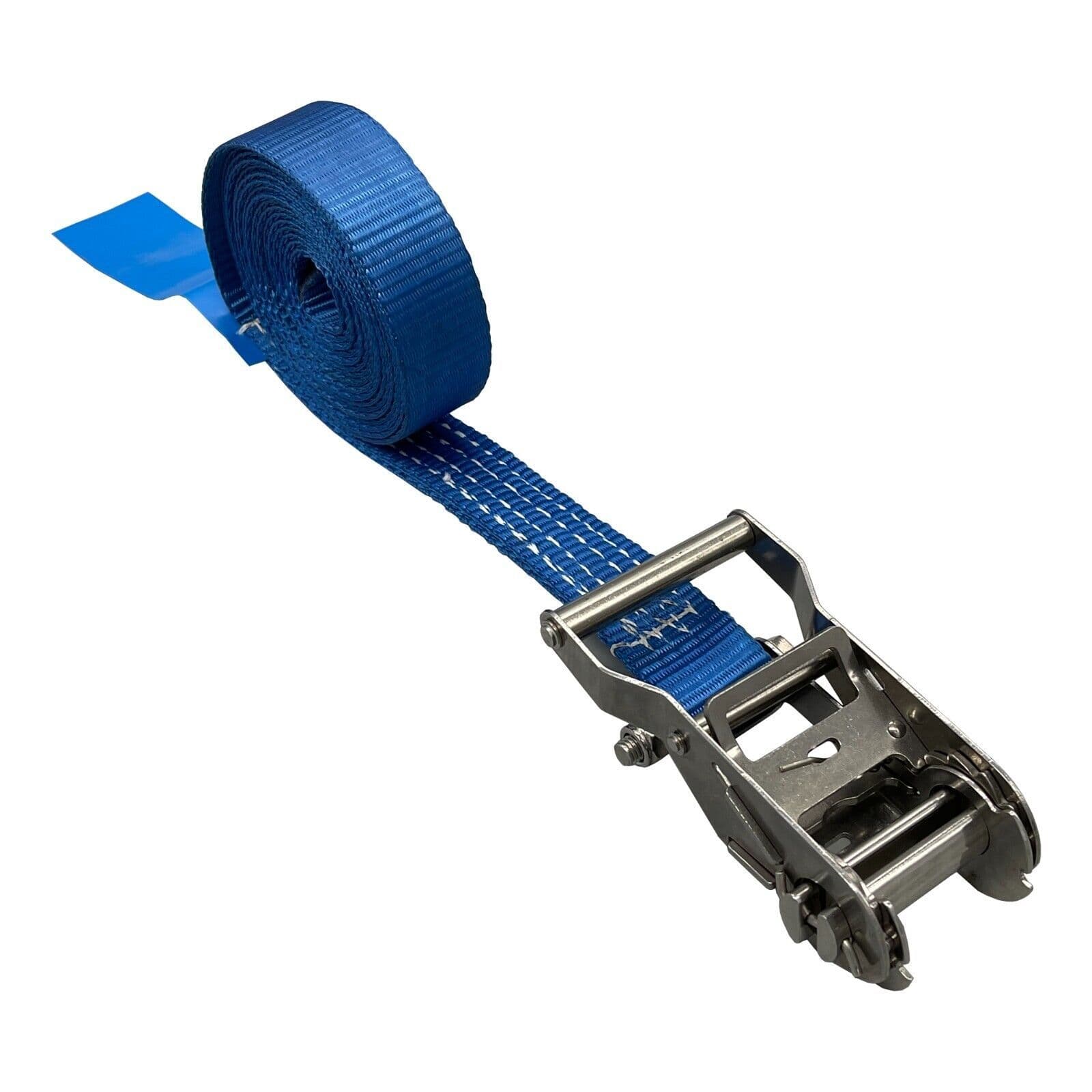 Stainless Steel 316 Ratchet Strap Endless 35mm 6 Metre Polyester Marine ...