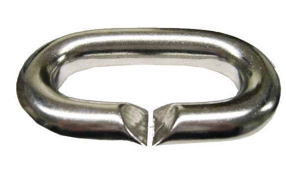 STAINLESS STEEL C RING 13mm MARINE CHAIN LINK