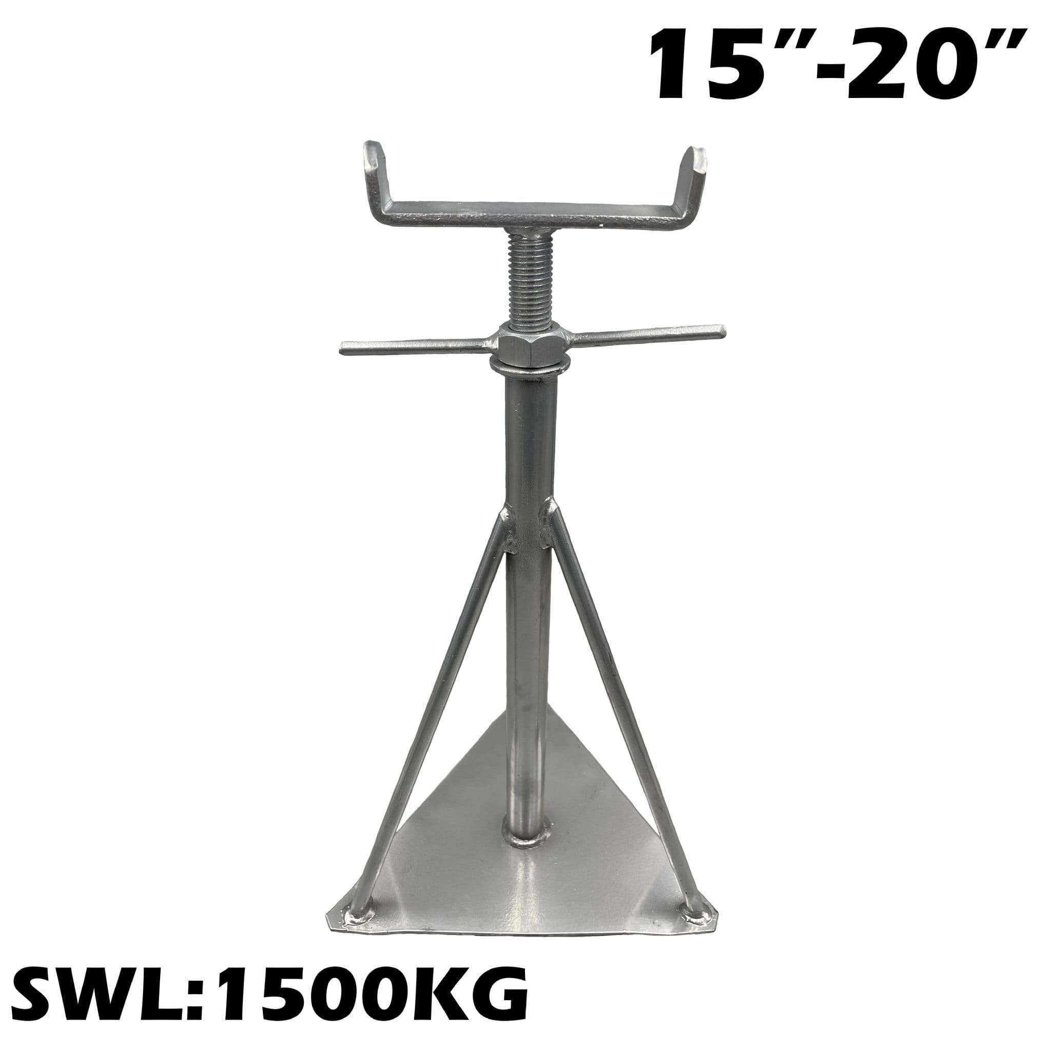 Static Caravan Axle Stands Large Wide Mobile Home Support 15"--20" 1500kg