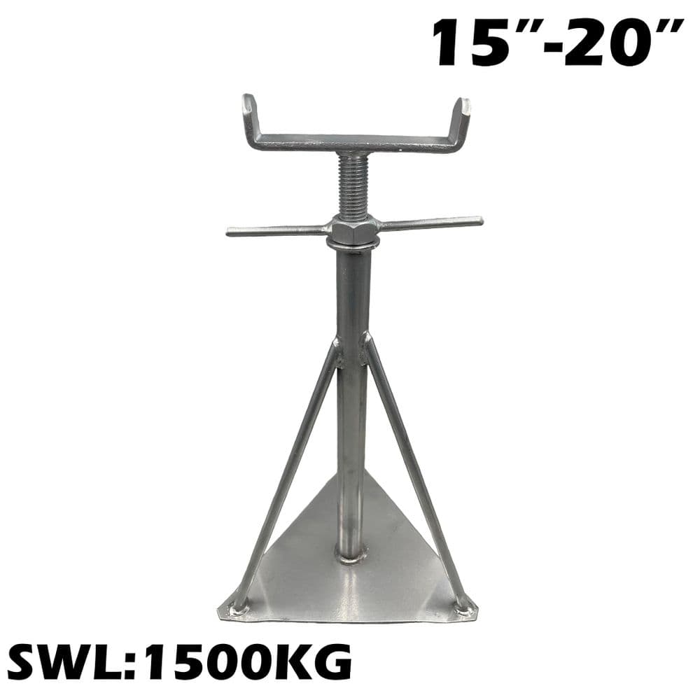 Static Caravan Axle Stands Large Wide Mobile Home Support 15"--20" 1500kg