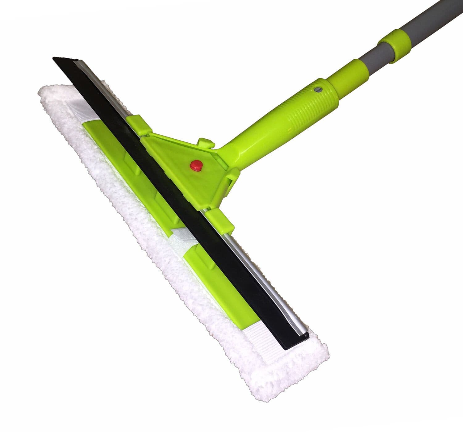 TELESCOPIC 124cm WINDOW CLEANER with SOFT PAD and SQUEEGEE BLADE car ...