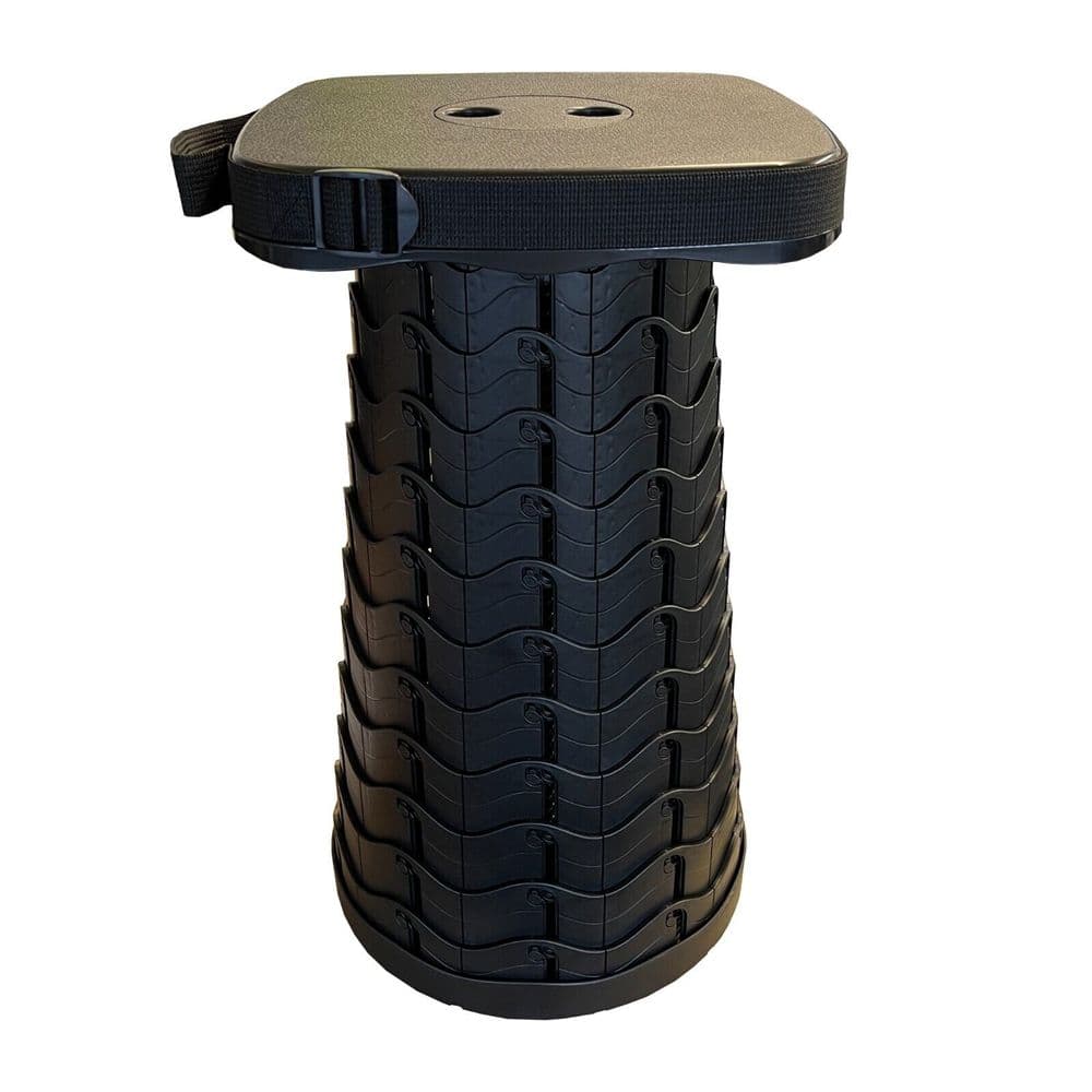Telescopic Collapsible Stool with Square Seat camping fishing hiking picnic