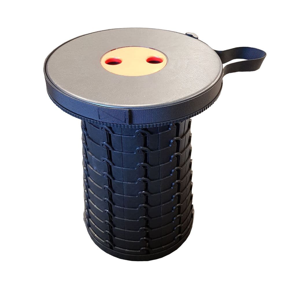 TELESCOPIC FOLDING STOOL collapsible camping hiking travel fishing ...