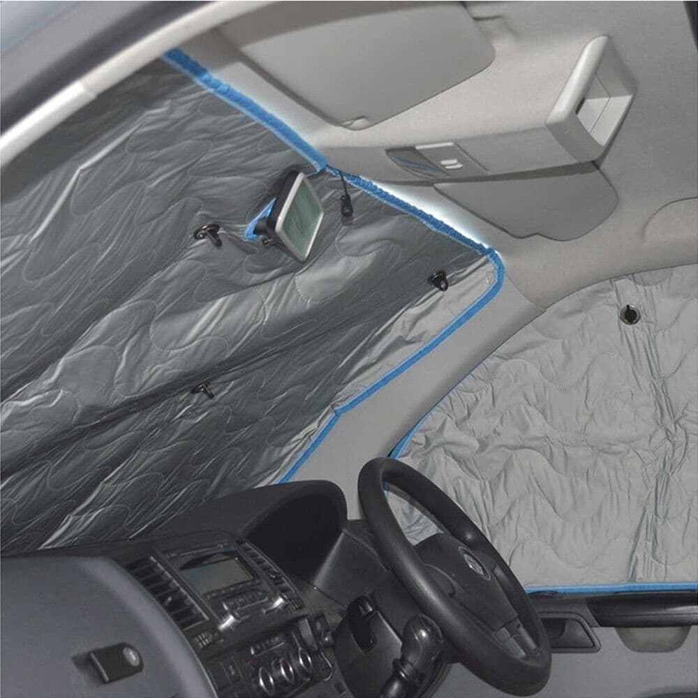 VW Transporter T4 Deluxe Internal Thermal Blinds 8 Piece Set Windscreen ...