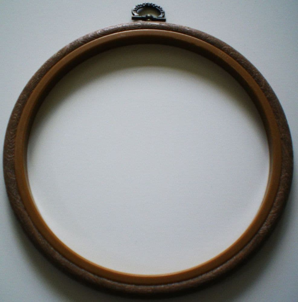 6" Woodgrain Flexi Hoop//Frame
