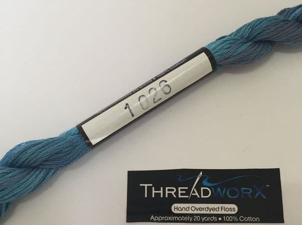 Aqua Blue 1026 Threadworx