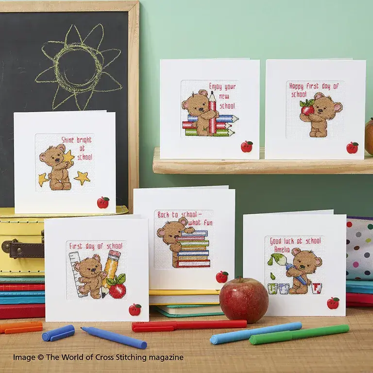 Back to School Bears WOXS Issue 336 project pack
