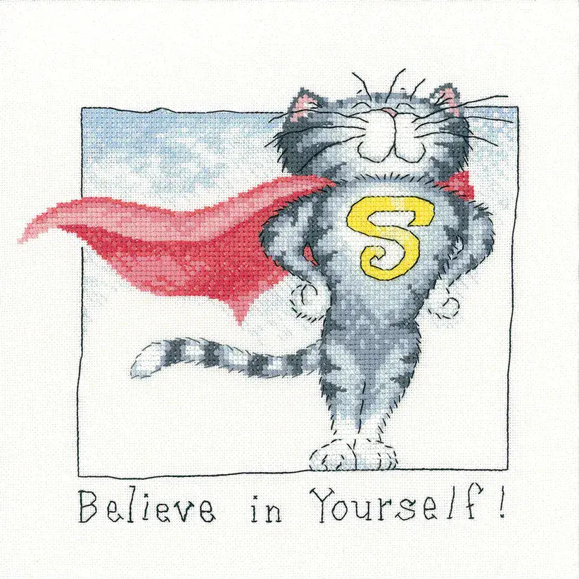 Believe in Yourself cross stitch chart - Peter Underhill