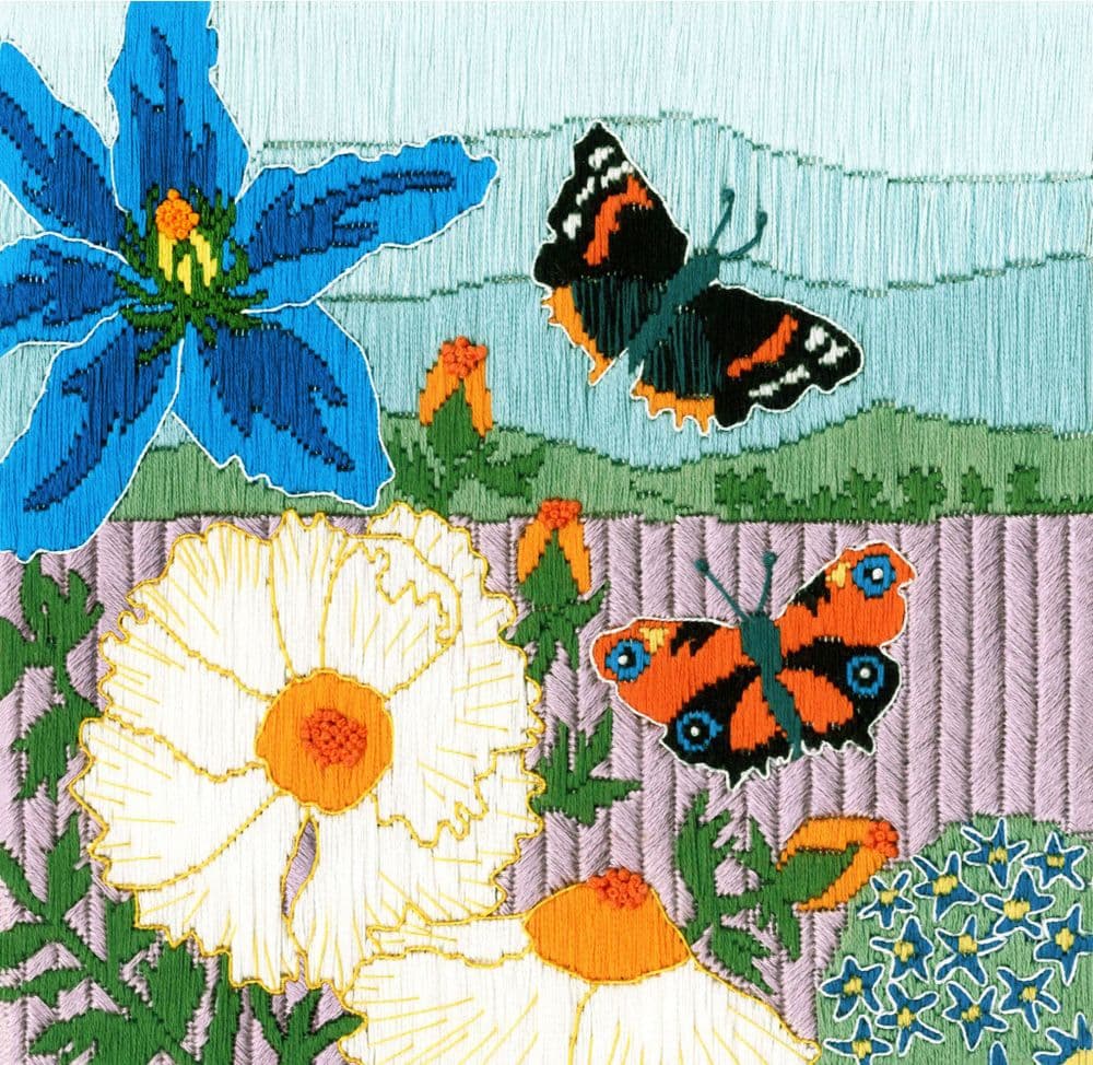 Bothy Threads Butterfly Meadow long stitch kit
