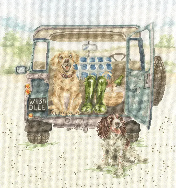 Bothy Threads Paws for a Picnic - Hannah Dale cross stitch kit