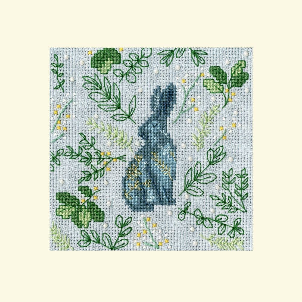 Bothy Threads Scandi Hare cross stitch kit