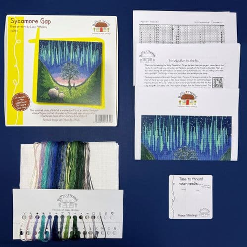 Bothy Threads Sycamore Gap Lucy Pittaway cross stitch kit