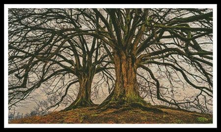 Branching Out by Artecy printed cross stitch chart