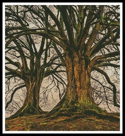 Branching Out Crop by Artecy printed cross stitch chart