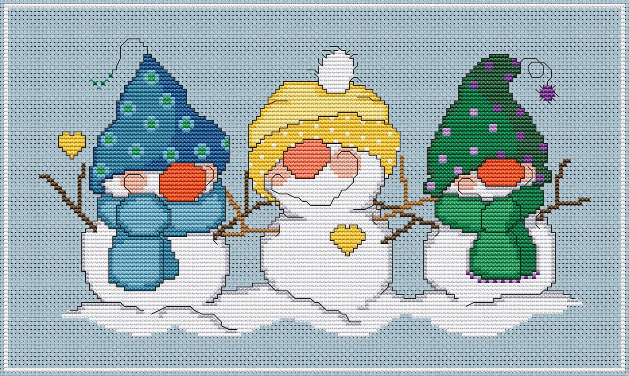 Carolyn Manning Designs Chillin printed cross stitch chart