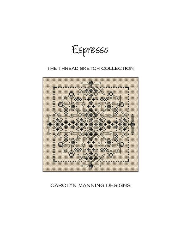 Carolyn Manning Designs Espresso printed cross stitch chart