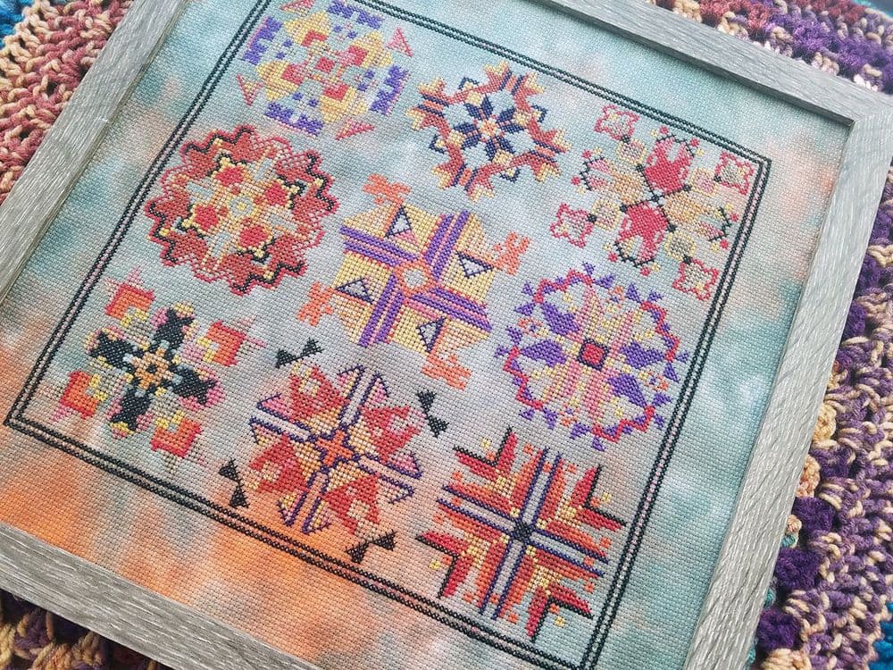 Carolyn Manning Designs Fire Magick printed cross stitch chart