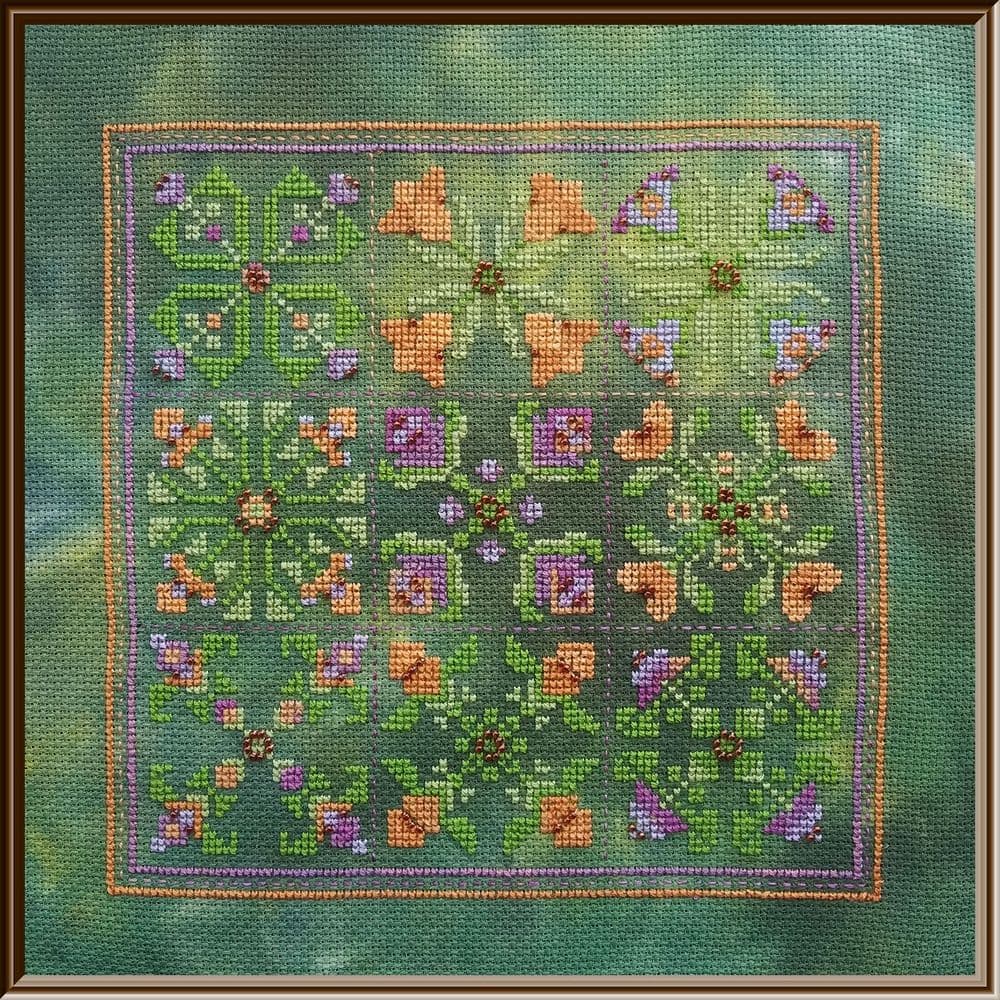 Carolyn Manning Designs Flower Magick printed cross stitch chart