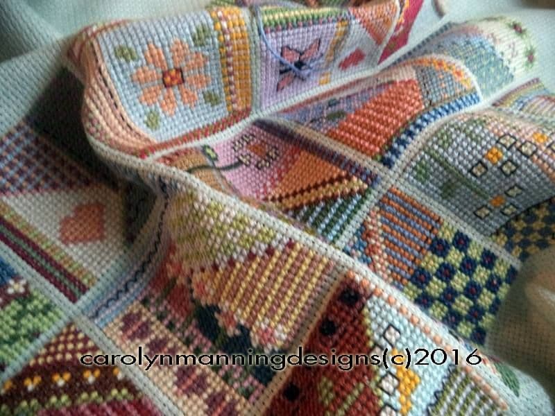 Carolyn Manning Designs Just a Little Crazy printed cross stitch chart