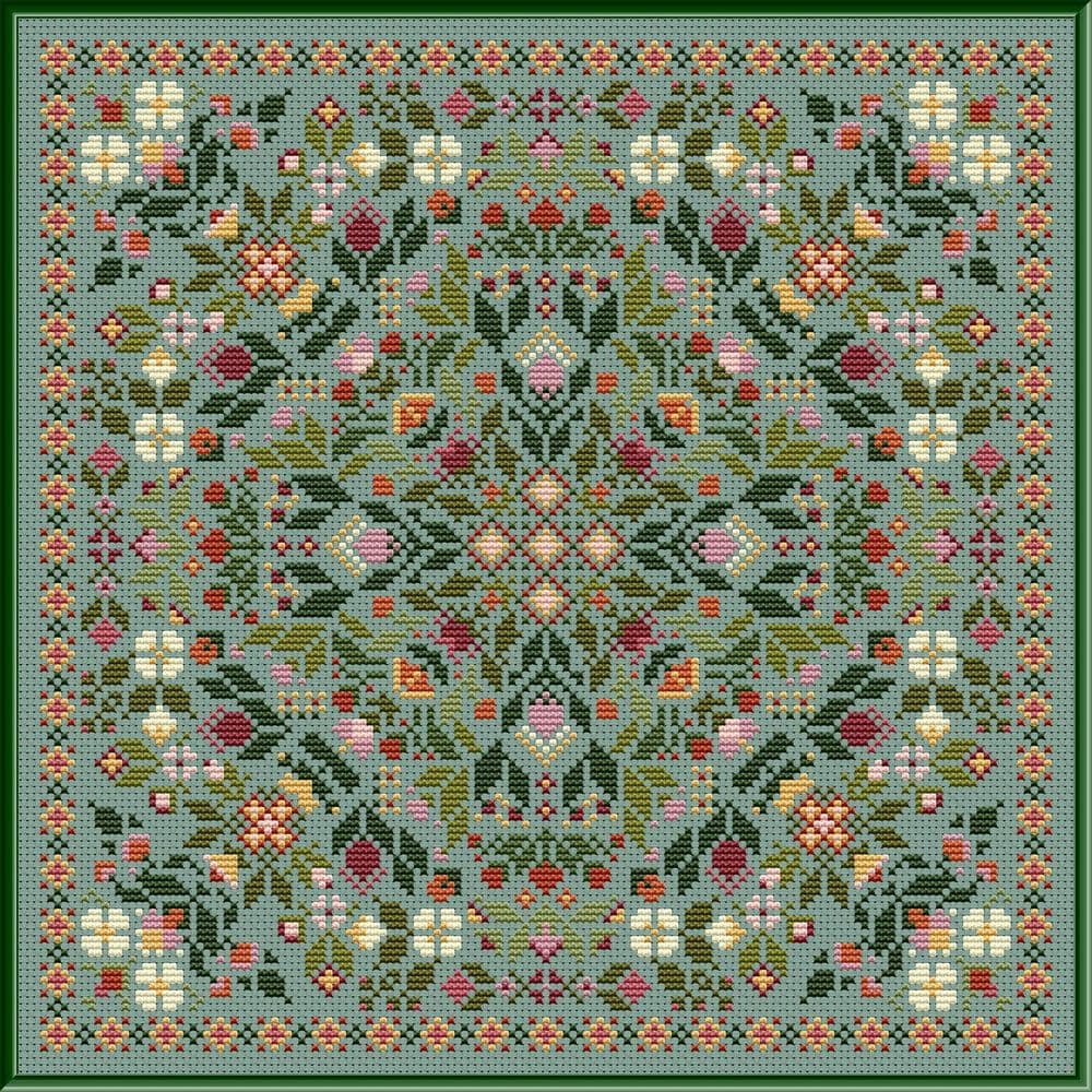 Carolyn Manning Designs Little Garden printed cross stitch chart