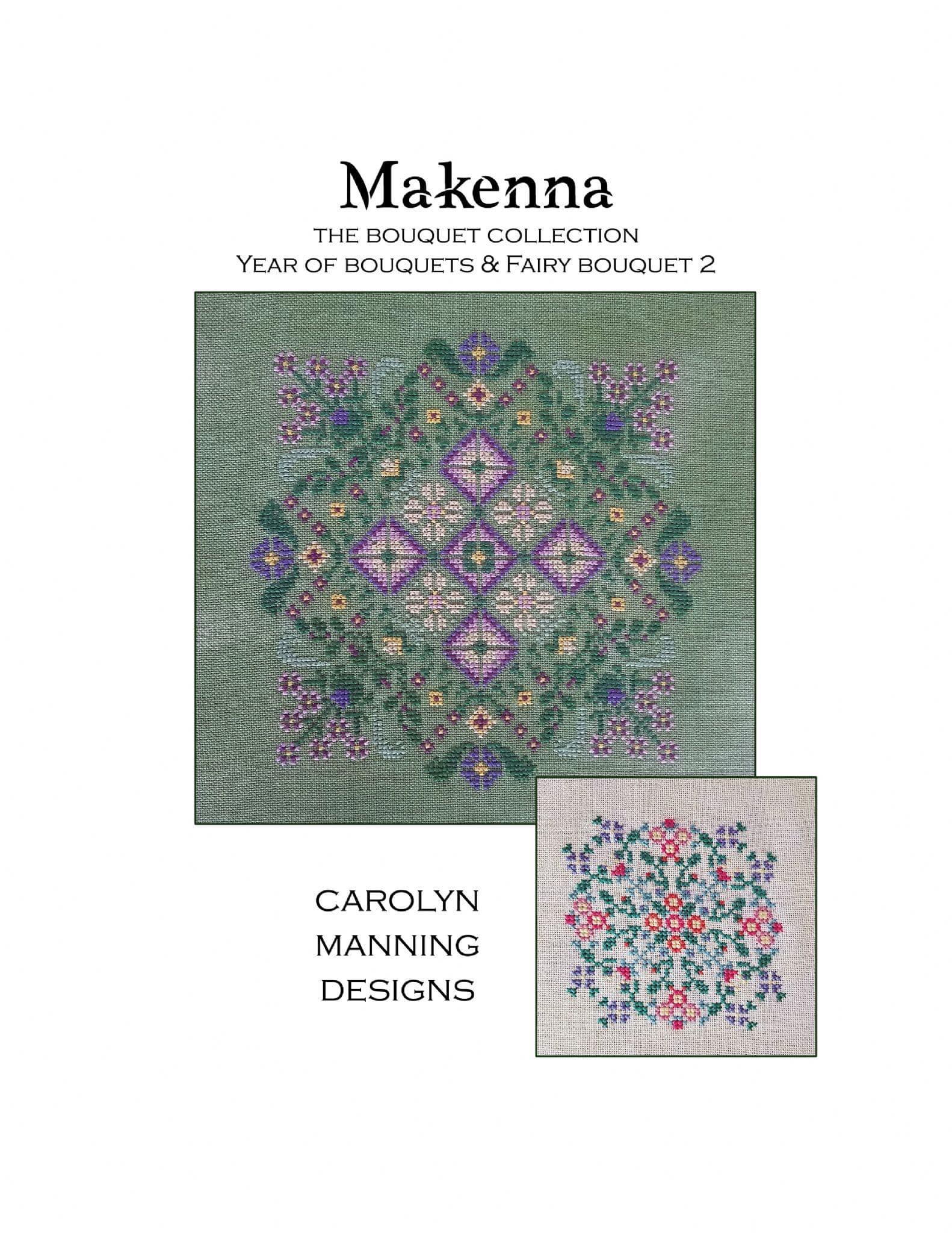 Carolyn Manning Designs Makenna printed cross stitch chart