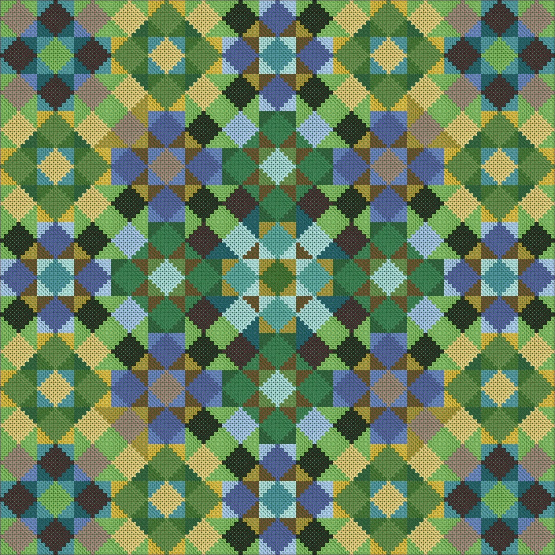 Carolyn Manning Designs Mallard printed cross stitch chart