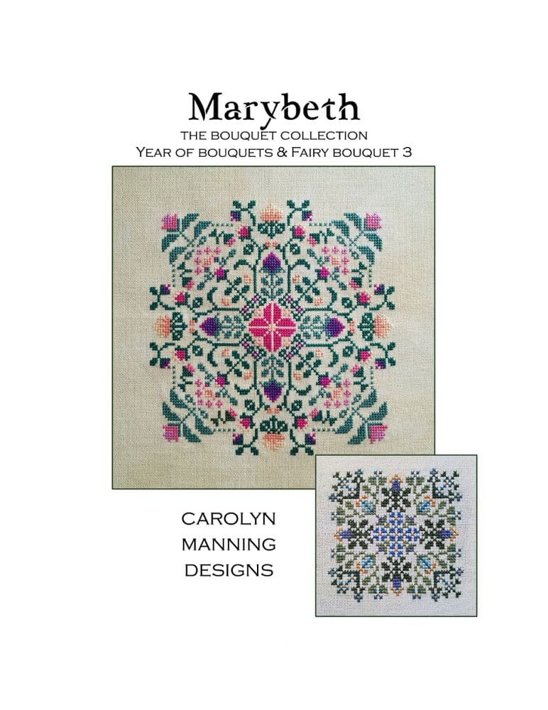 Carolyn Manning Designs Marybeth printed cross stitch chart