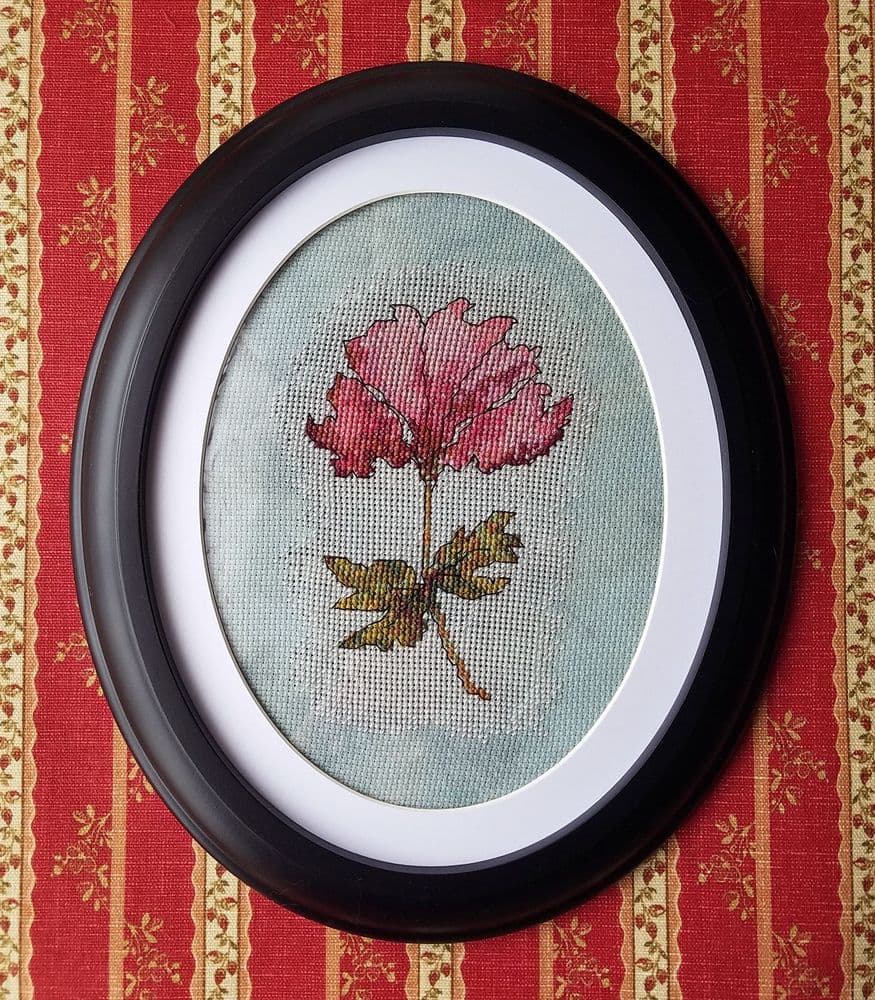 Carolyn Manning Designs Mauve Blush printed cross stitch chart