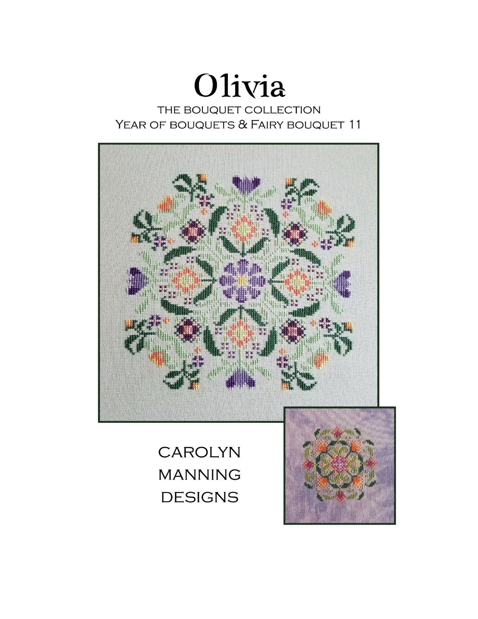 Carolyn Manning Designs Olivia printed cross stitch chart