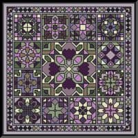 Carolyn Manning Designs Plum Glass printed cross stitch chart