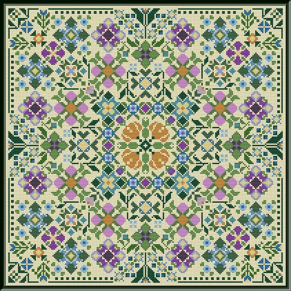 Carolyn Manning Designs Spring Waltz printed cross stitch chart