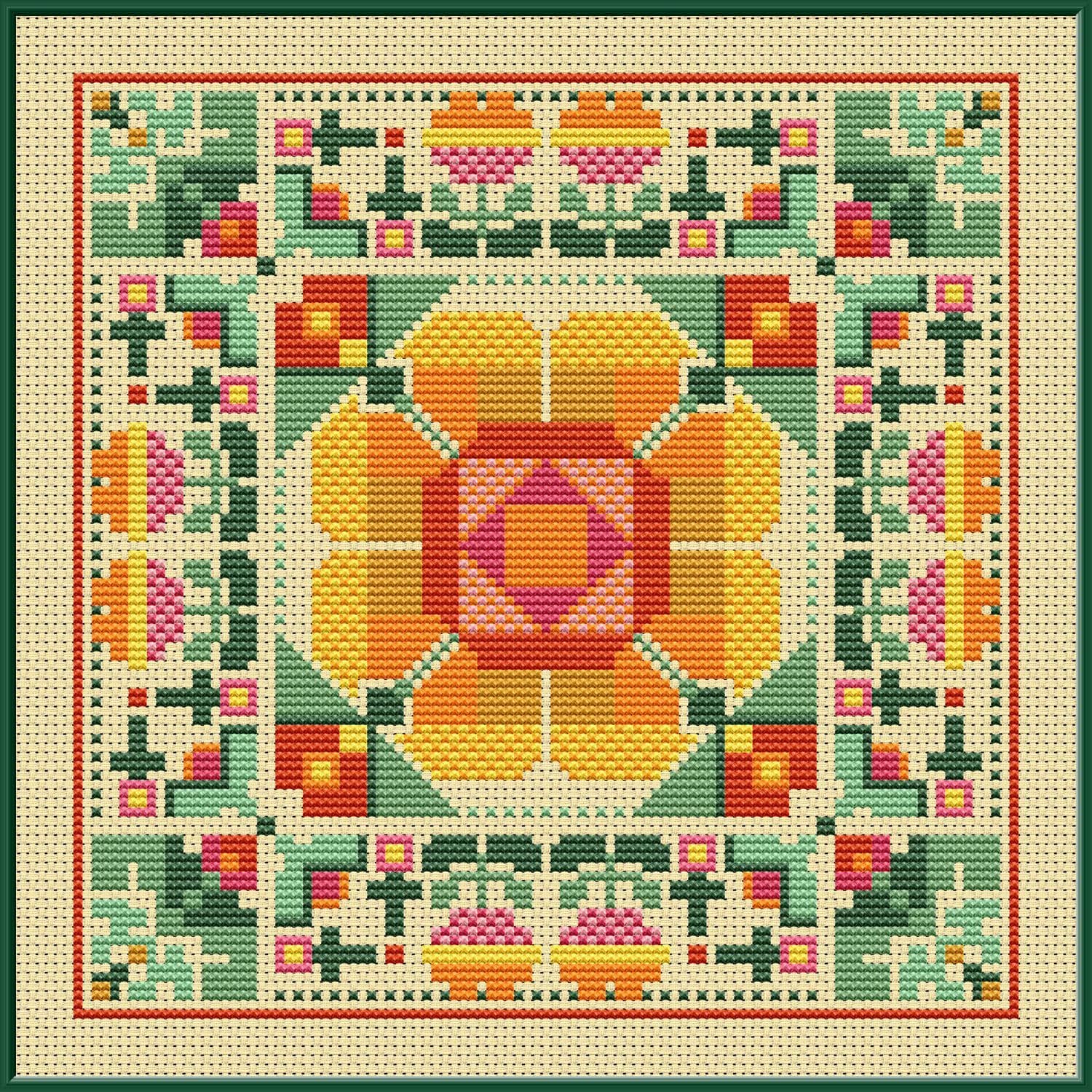 Carolyn Manning Designs Sunshine printed cross stitch chart