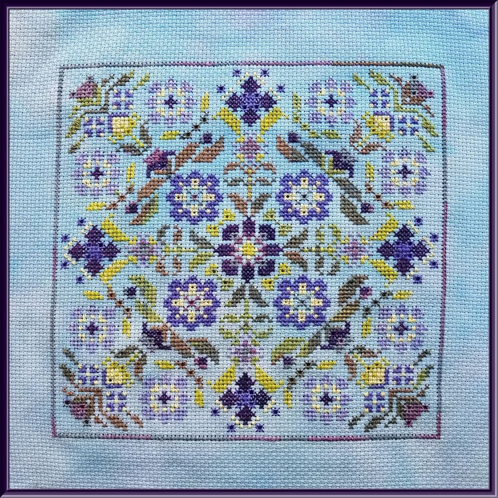 Carolyn Manning Designs Vineyard Glass printed cross stitch chart