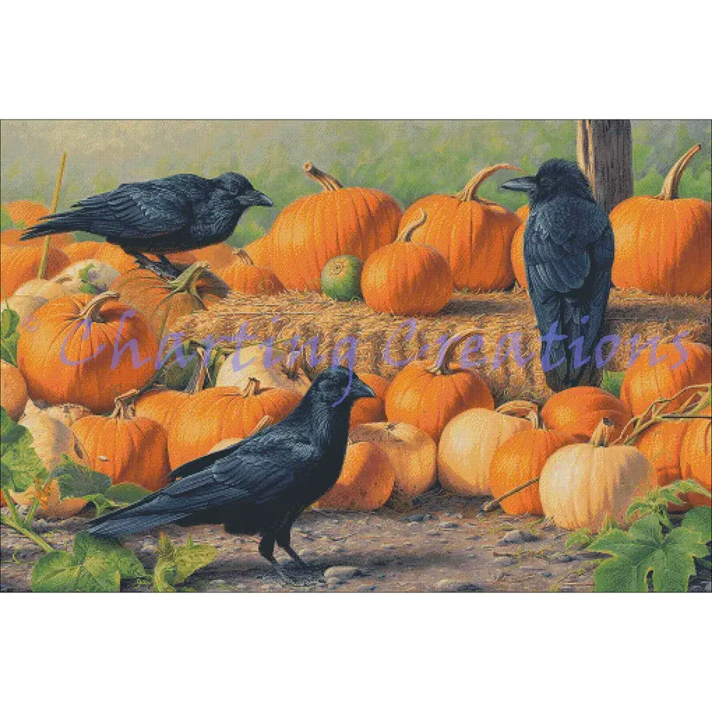 Charting Creations Trickster Trio printed cross stitch chart