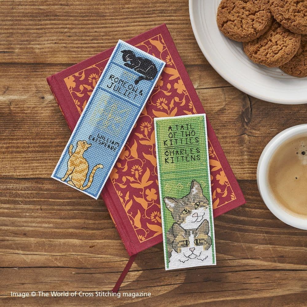 Classic Tails Cat Bookmarks WOXS Issue 344 project pack