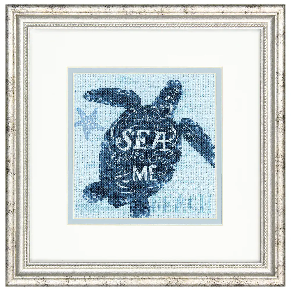 Counted Cross Stitch Kit Sea Turtle by Dimensions